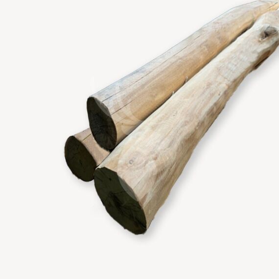 FSC Robinia paal | spintvrij geschuurd | 16-18 cm | Vandentop Tuinhout