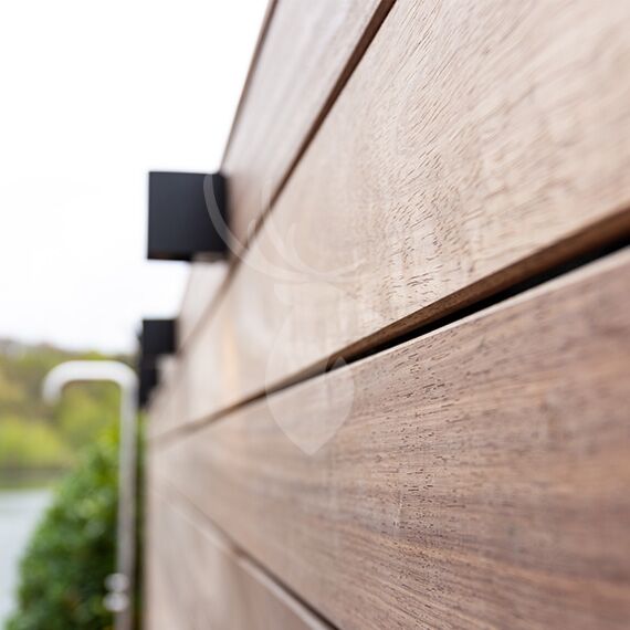 Padouk vlonderplank | 2,1x14,2 cm | Vandentop Tuinhout