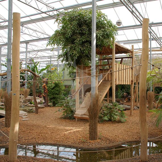 FSC Robinia paal | spintvrij geschuurd | 18-22 cm | Vandentop Tuinhout