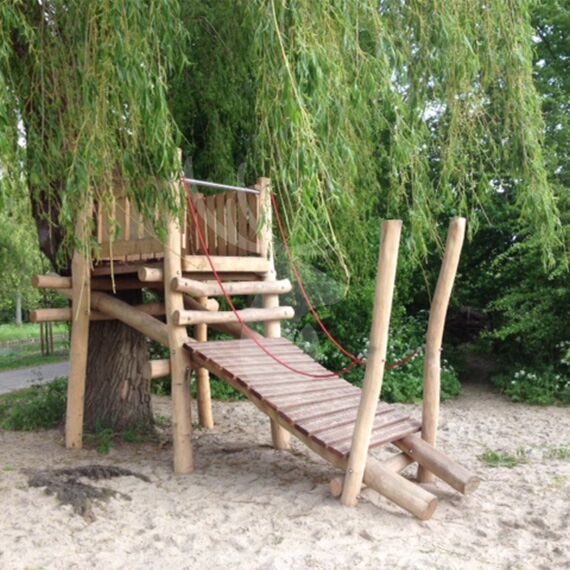 FSC Robinia paal | spintvrij geschuurd | 14-16 cm | Vandentop Tuinhout