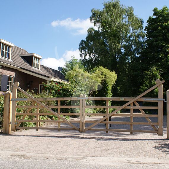 Engelse poort eikenhout | Vandentop Tuinhout