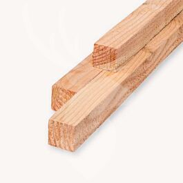 Douglas balk | ruw | blank | 5x5 cm | Vandentop Tuinhout