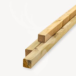 Vuren balk | 4,5x4,5 cm | Vandentop Tuinhout