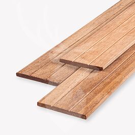 Hardhouten plank | 1,6x14,5 cm | Vandentop Tuinhout